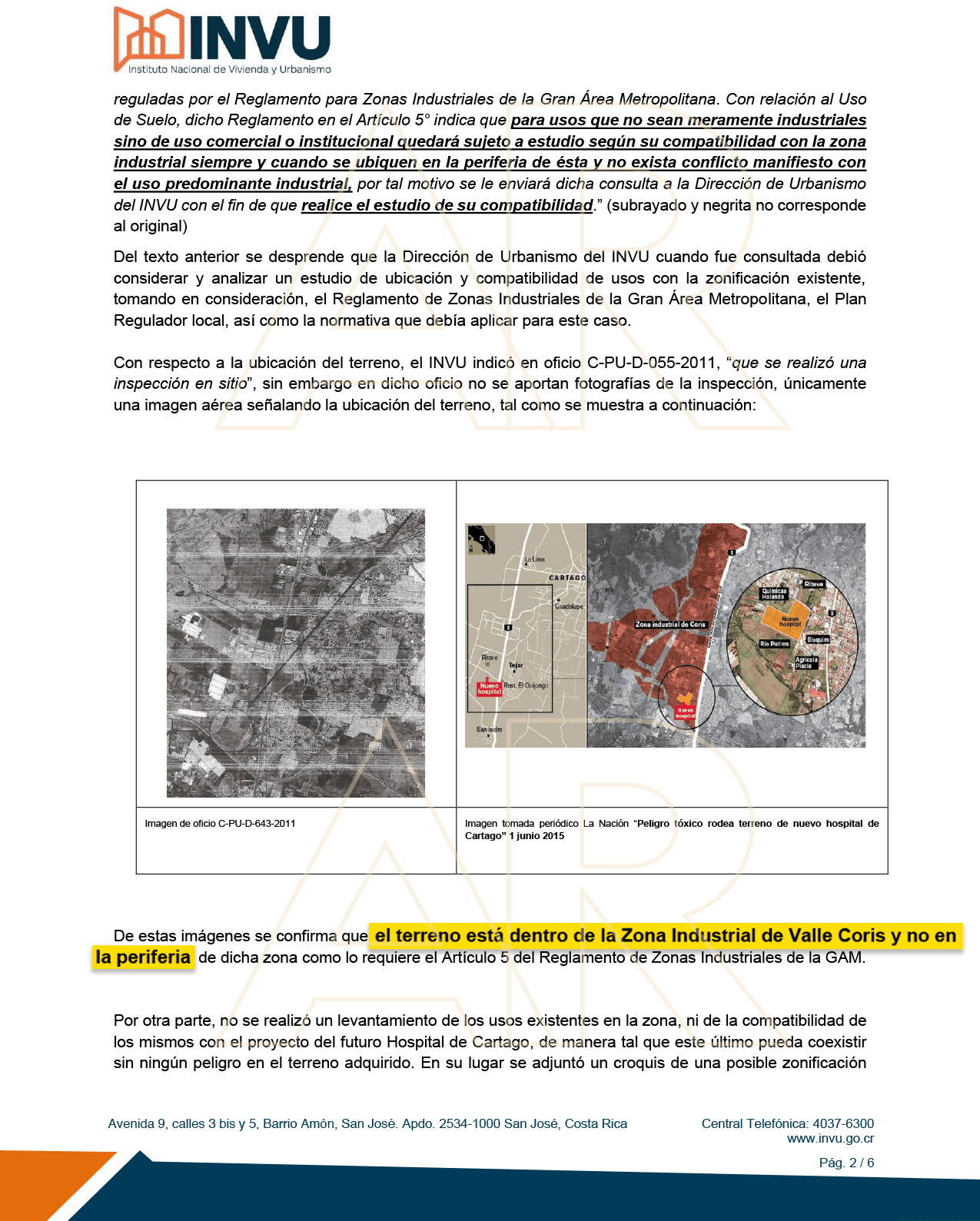 Terreno para nuevo hospital de Cartago careció “inicialmente" de aval del INVU, denuncia CCSS