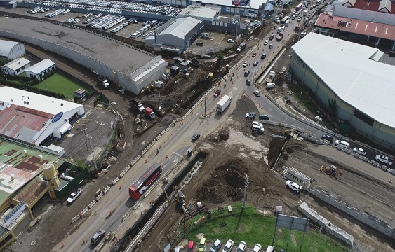 Paso de tres niveles en La Uruca registra avance del 46% y estará listo ...