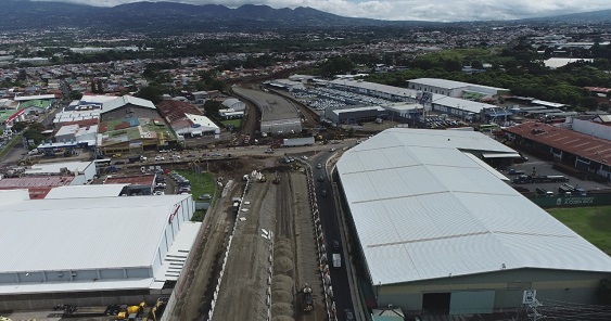 Paso de tres niveles en La Uruca registra avance del 46% y estará listo ...