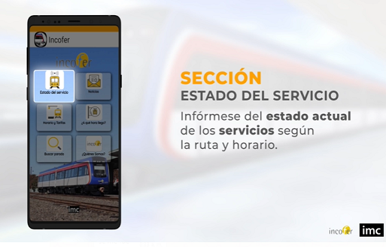 Aplicación celular avisará a usuarios de tren sobre horarios, tarifas y ...